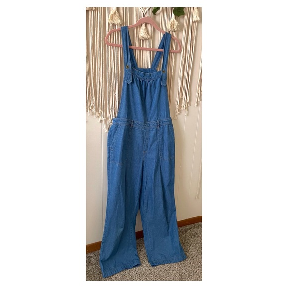 Vintage | Jeans | Vintage Vermont Country Store Blue Denim Wide Leg ...
